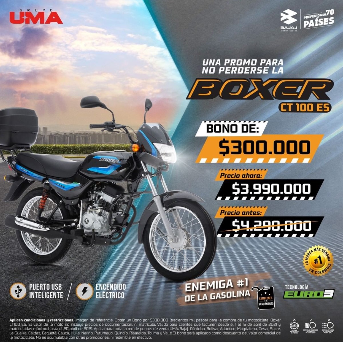 Precio de las Bajaj Boxer modelo 2022 | FP