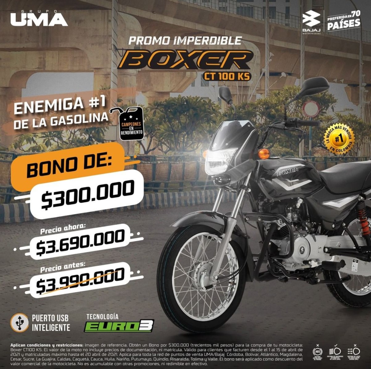 Precio de las Bajaj Boxer modelo 2022 | FP