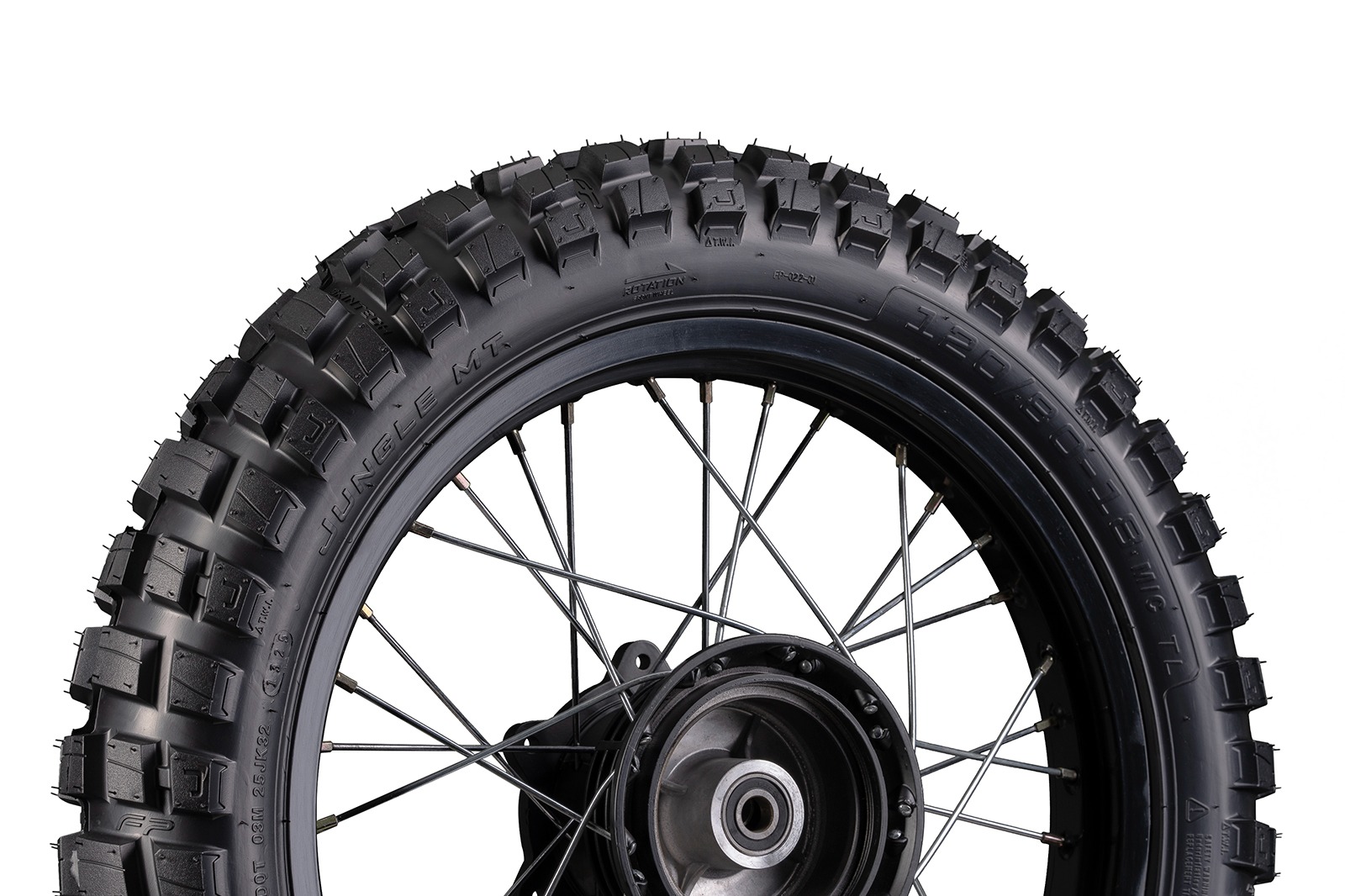 Llanta FP Jungle MT 120/80-18 | Máxima resistencia en caminos extremos | FP