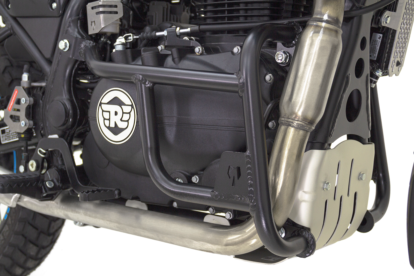Royal Enfield Scram 411 Personalizada con Todos sus Accesorios y Lujos