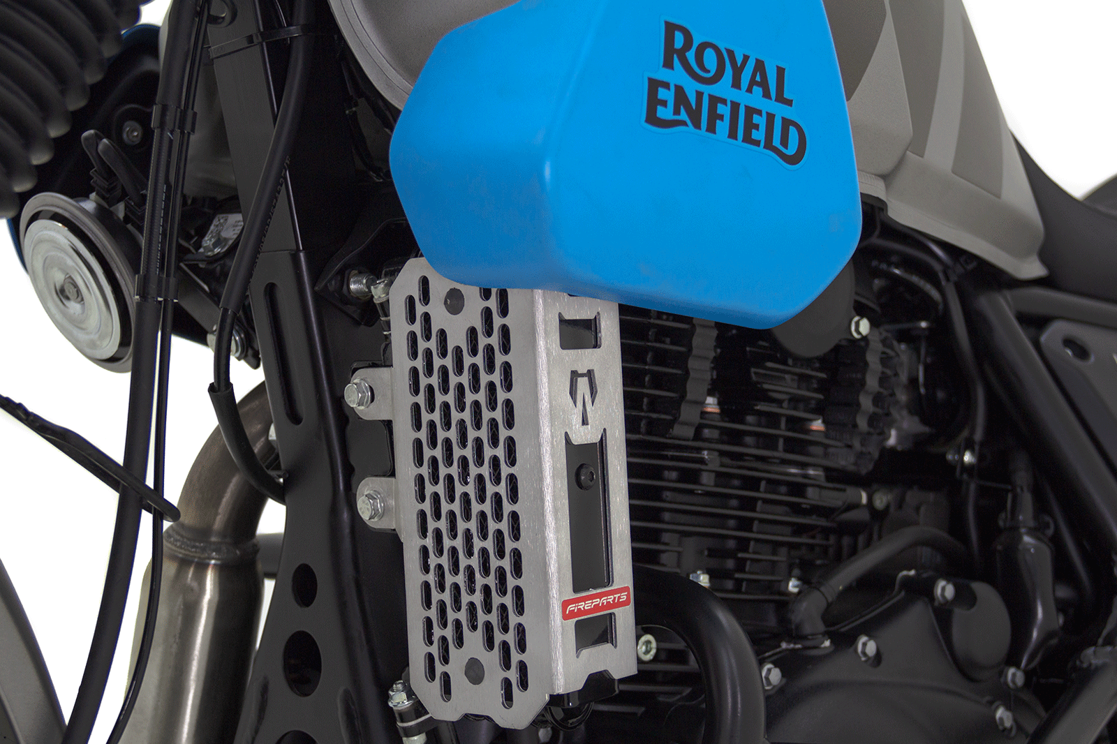 Royal Enfield Scram 411 Personalizada con Todos sus Accesorios y Lujos